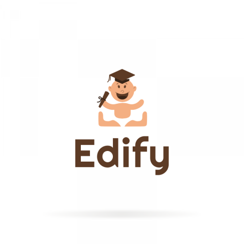 Edify Education Logo Template | Bobcares Logo Designs Services