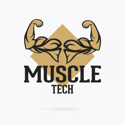 MuscleTech Fitness Logo Template | Bobcares Logo Designs Services