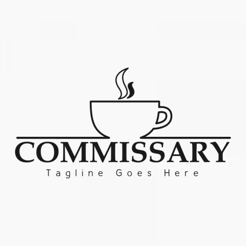 Commissary Restaurant Logo Template | Bobcares Logo Designs Services
