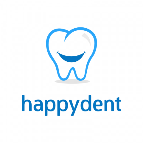 Happydent Dental Logo Template | Bobcares Logo Designs Services